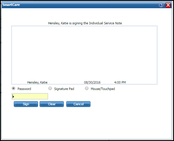 Manage Services Notes
